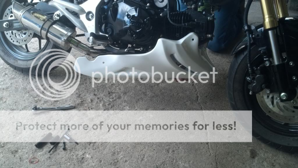 Grom v2 under cowl. | Honda Grom