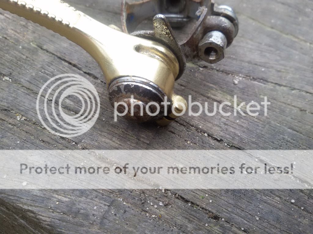 Sold Simplex super L.J. gold shifters and mechs | Retrobike