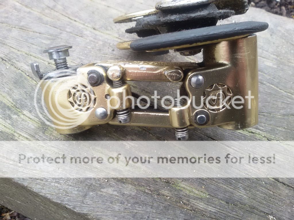 Sold Simplex super L.J. gold shifters and mechs | Retrobike