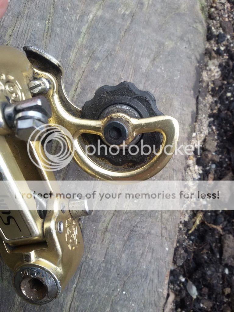 Sold Simplex super L.J. gold shifters and mechs | Retrobike