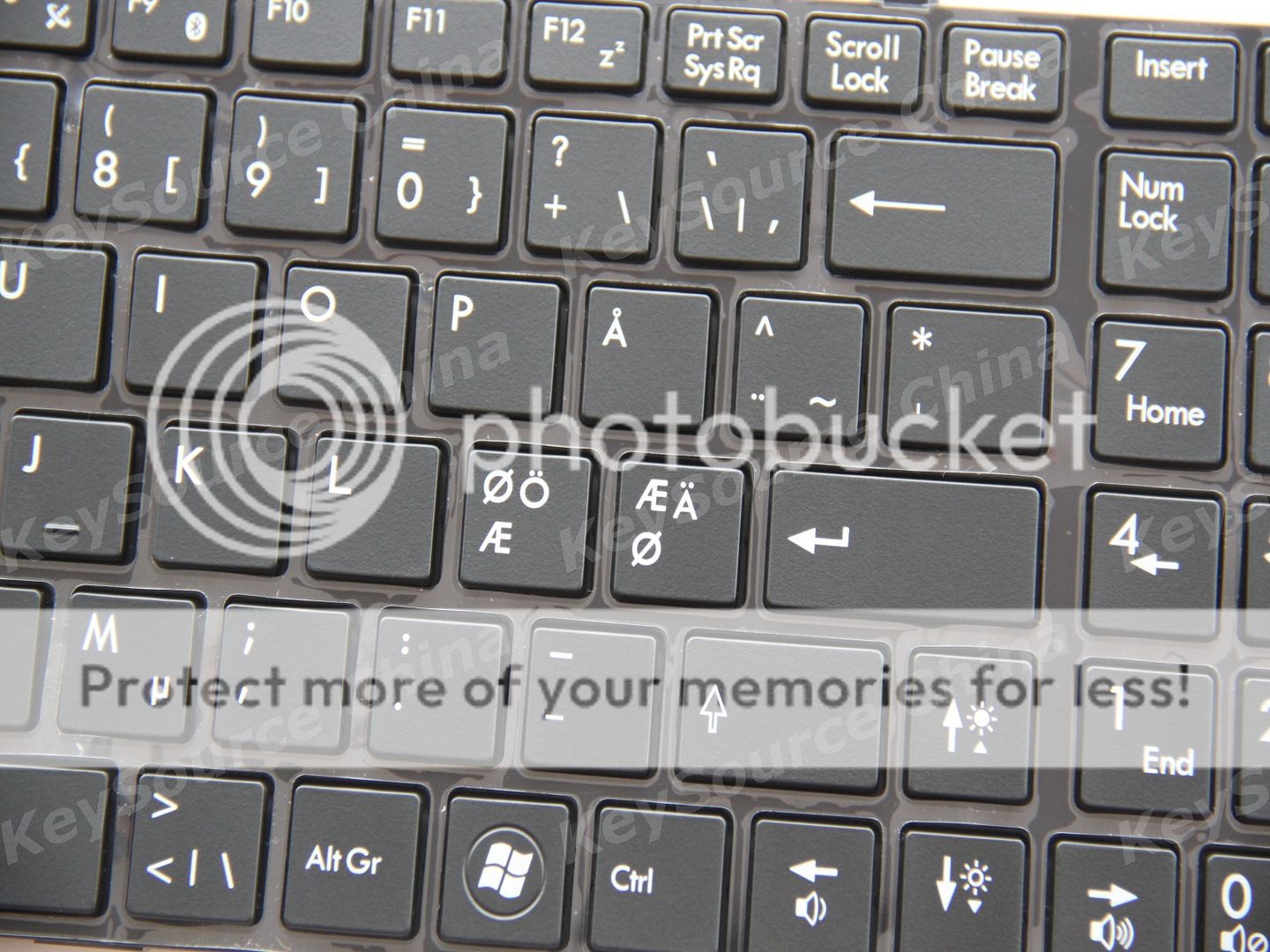 SE Backlit Nordic Keyboard for Medion Erazer X7826 X7829 X7830 X7831 ...