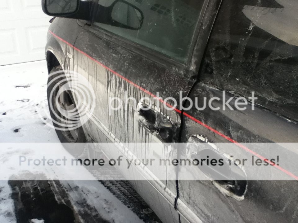 Recently spray painted the van...salt white! | The Chrysler Minivan Fan ...